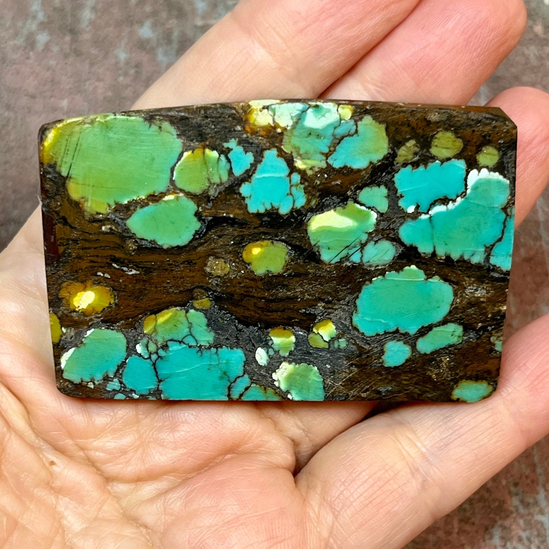 Exclusive Hubei Turquoise Slab - DIY Jewelry Making Supply - Beading ...