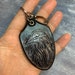 Raven Key Holder Hand Tooled Leather Key Fob Original - Etsy