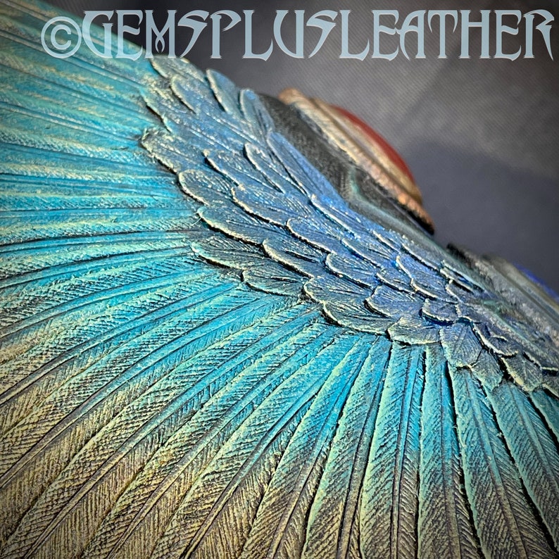 Tooled Leather Egyptian Scarab Bracelet by Gemsplusleather - Etsy