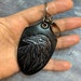 Raven Key Holder Hand Tooled Leather Key Fob Original - Etsy