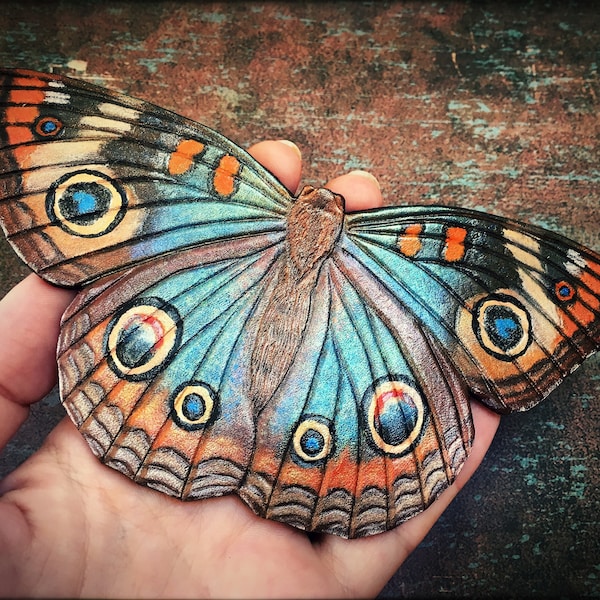 Leather Butterfly - Etsy
