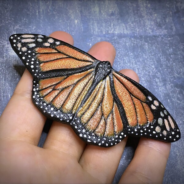 Leather Butterfly - Etsy