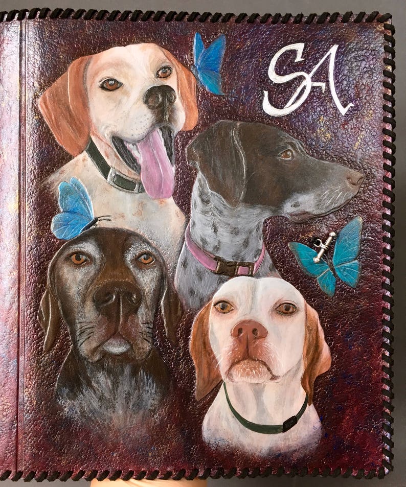 Tooled Leather Fantasy Notebook / Notepad / Daily Planner - Etsy