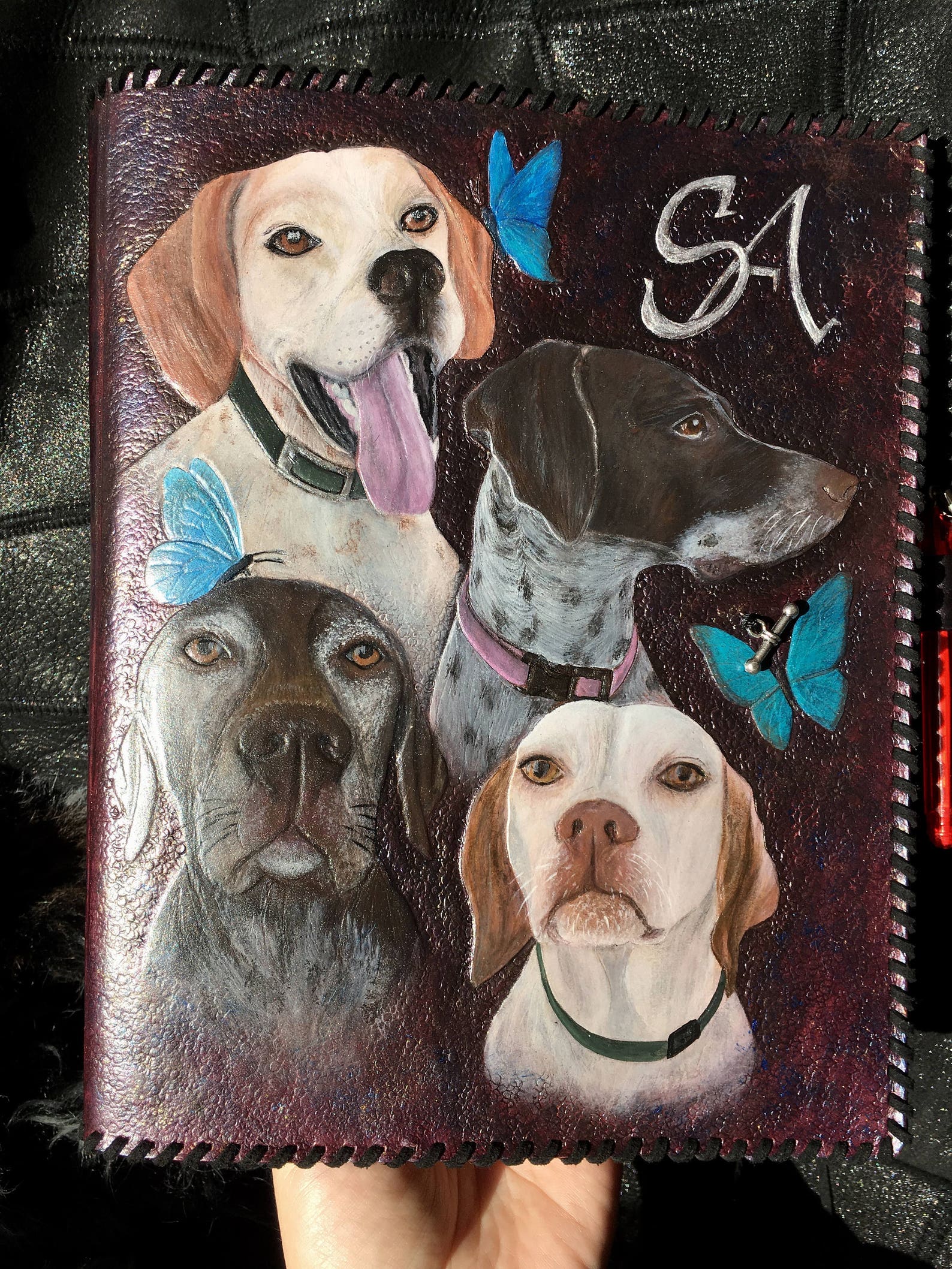 Tooled Leather Fantasy Notebook / Notepad / Daily Planner - Etsy