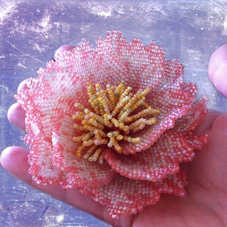 Set of Beading Tutorials Rose Peony Orchid Peyote - Etsy