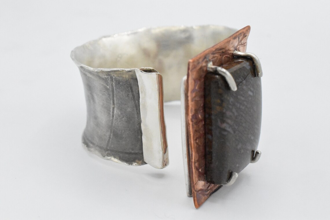 Rolled Cuff Bracelet - Etsy