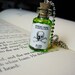 Embalming Fluid 2ml Glass Bottle Necklace Charm Cork Pendant Vial ...