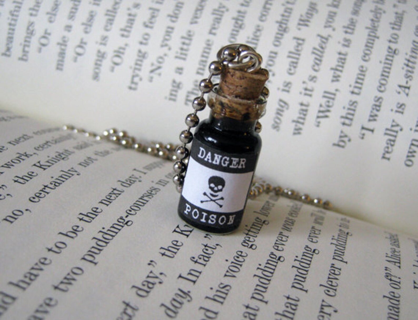 Poison 1ml Glass Bottle Necklace Charm Vial Pendant - Etsy
