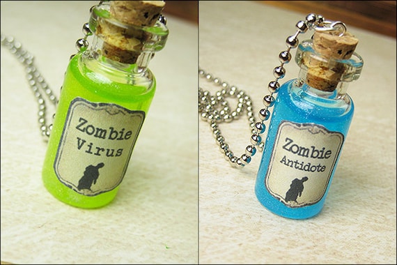 Zombie Antidote Potion Label
