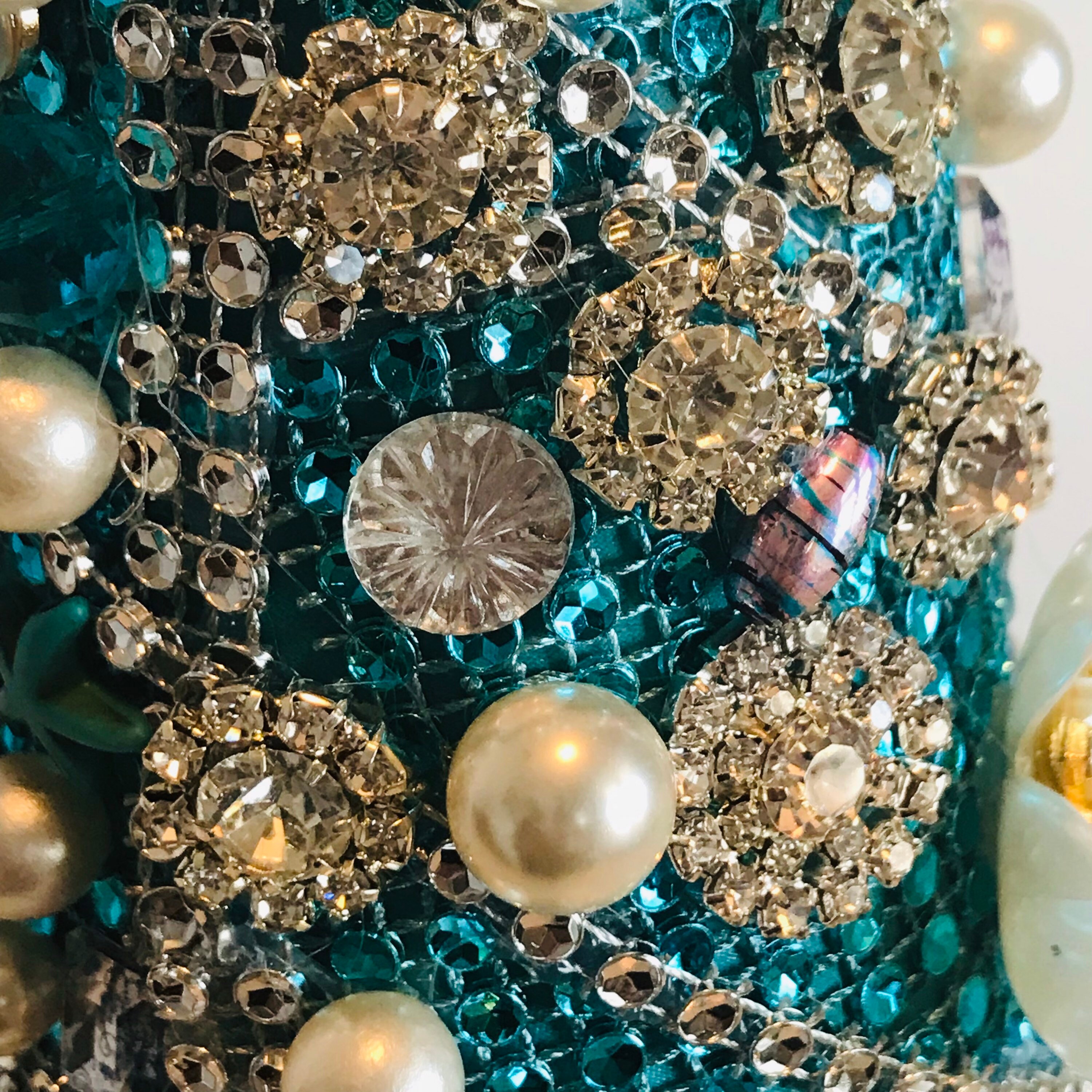 Jewelry Holiday Tree Christmas Jeweled Decor Home Decoration Sparkling ...