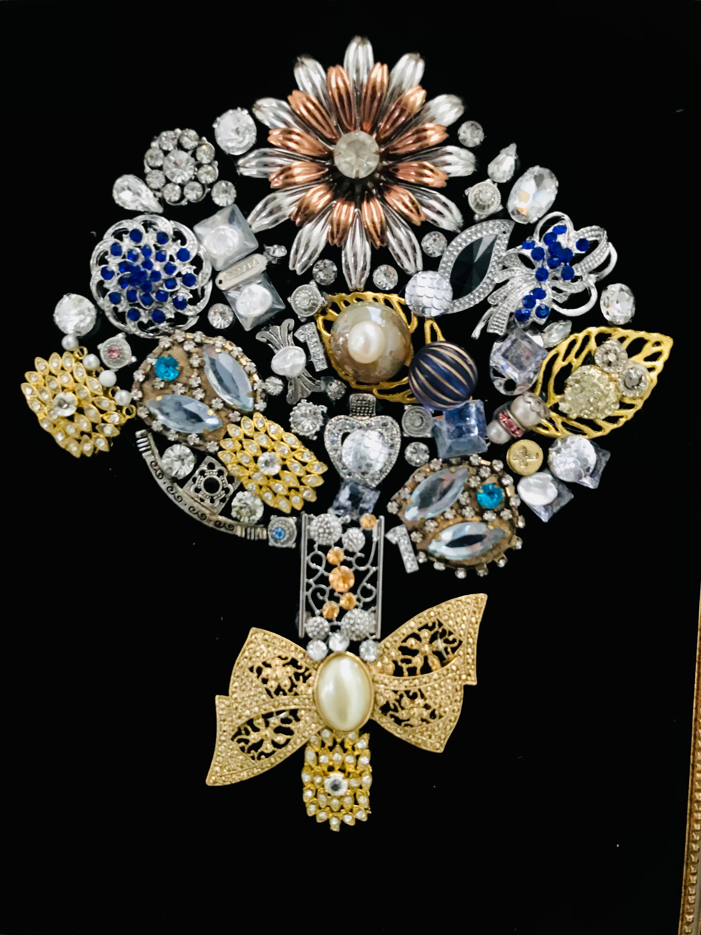 Jeweled Flower Bouquet - Etsy
