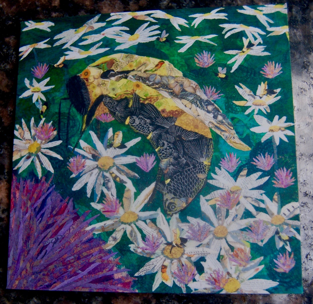 Handmade Collage Cards - Etsy