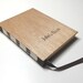 Personalized Custom Hand-engraved Blank Book With Wood - Etsy