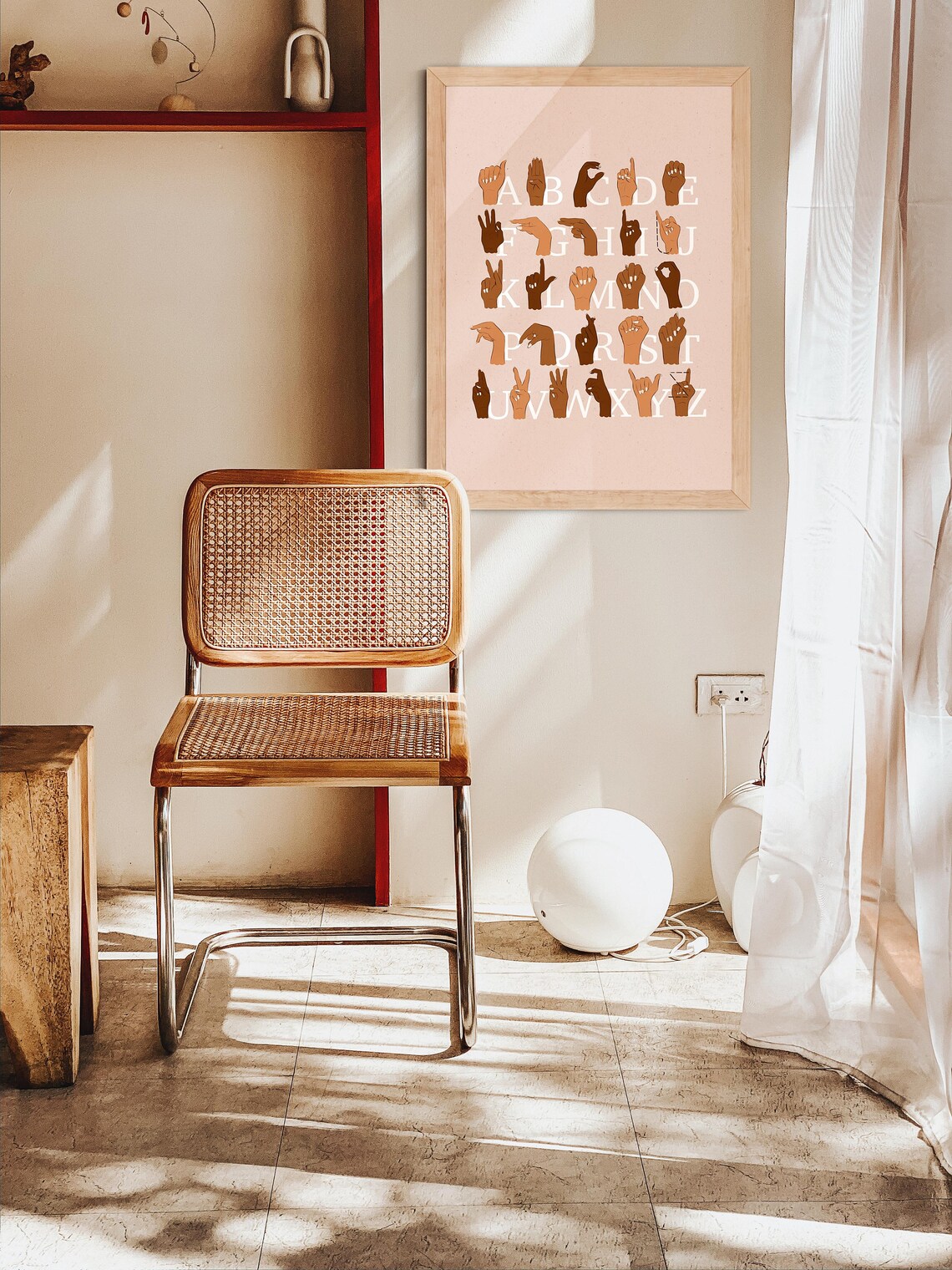 ASL Poster American Sign Language Poster Sign Language | Etsy