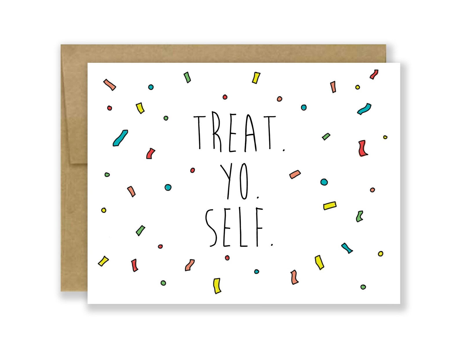 Printable Treat Yo Self Card Parks And Rec Card Parks And Etsy