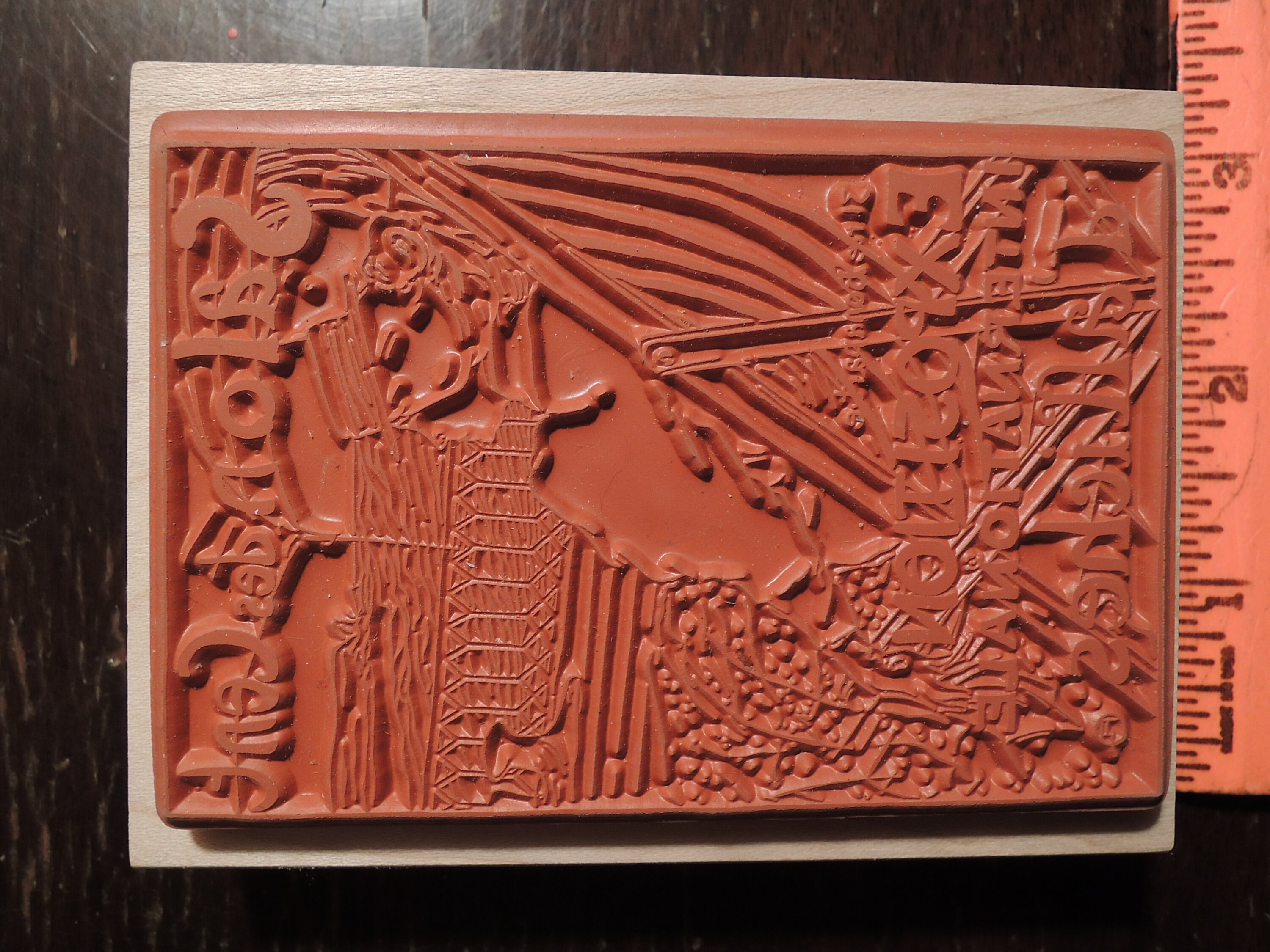 Three Vintage Rubber Stamps 1800s French Poster Art Nice - Etsy