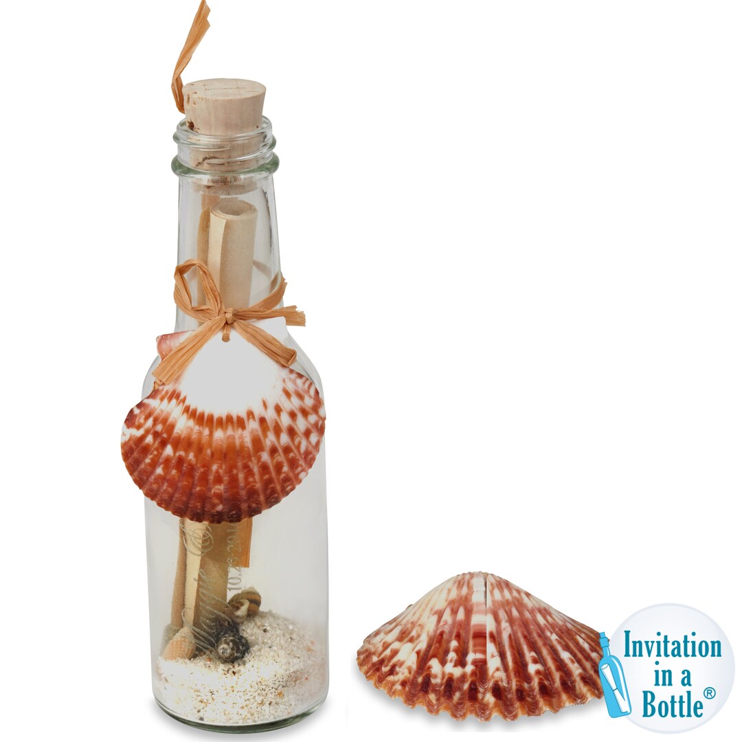NAUTICAL Message Bottle Destination, Cruise Ship Beach Wedding, Party ...