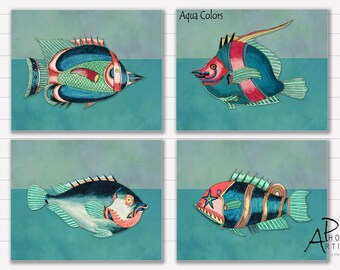 Colorful Sea Shell Sticker Beachy Vintage Vinyl Stickers - Etsy