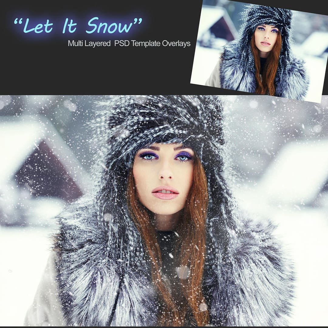 Beautiful Snow Overlays, Winter Overlays, Winterize Your Images - for ...