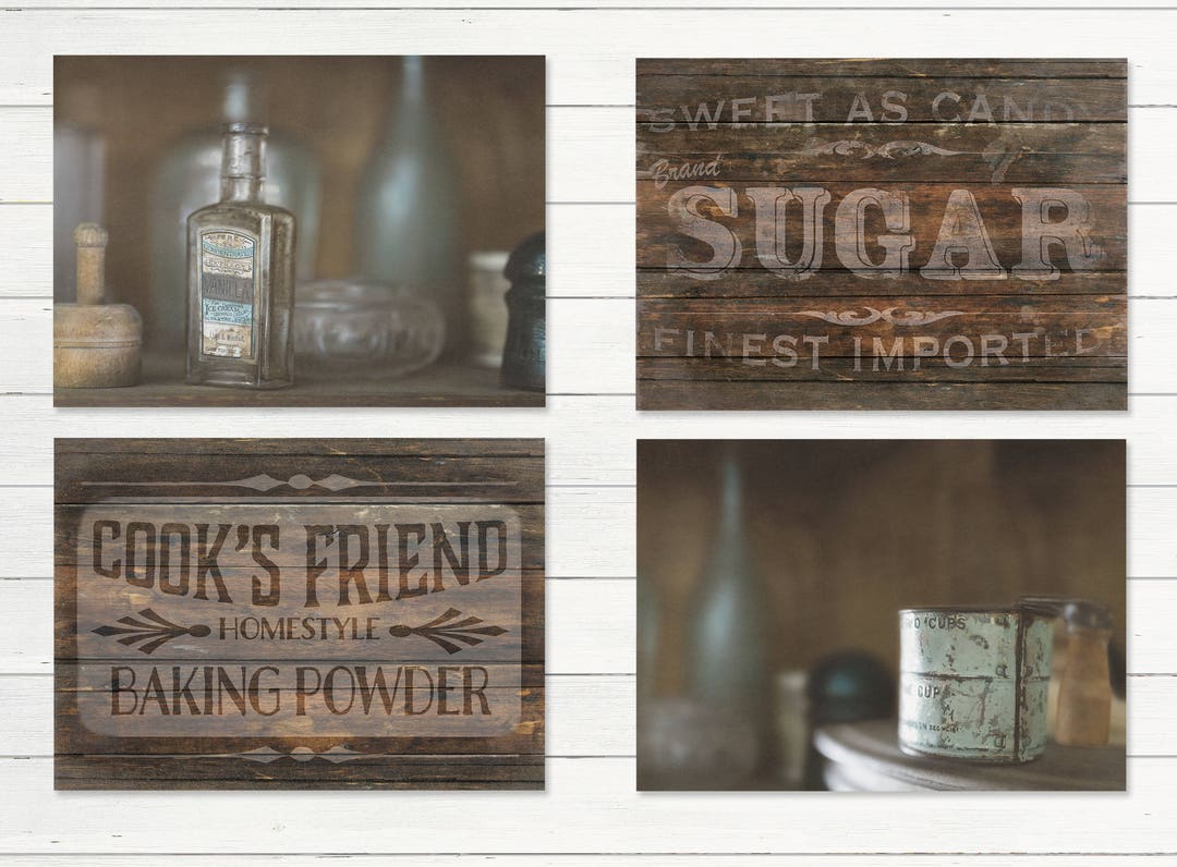 Farm Kitchen Art, Kitchen, Country Decor, Rustic Wall Art, Farmhouse ...