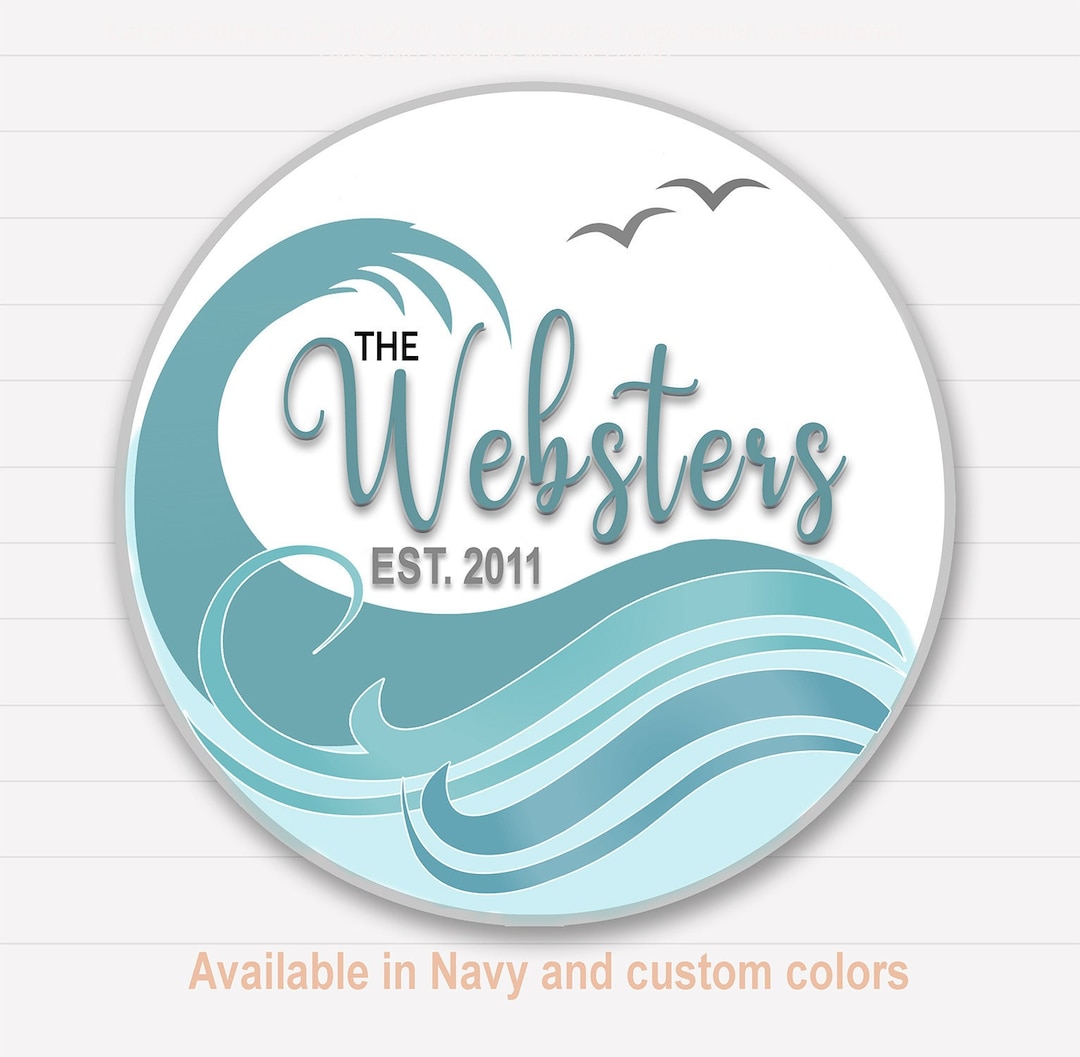 Personalized Nautical Sign, Nautical Farmhouse,nautical Decor, Metal ...