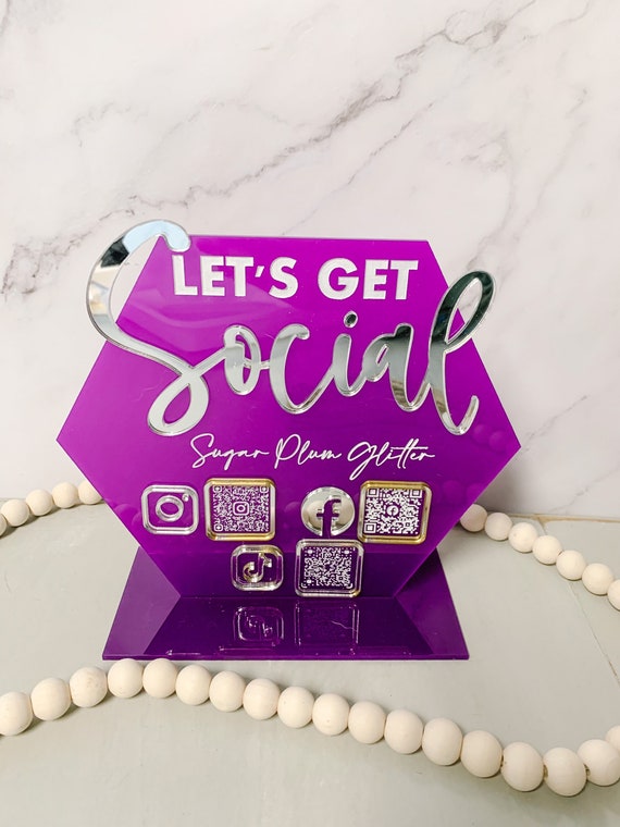 Drink & Barware Home & Living Kitchen & Dining Let’s Get Social sign ...