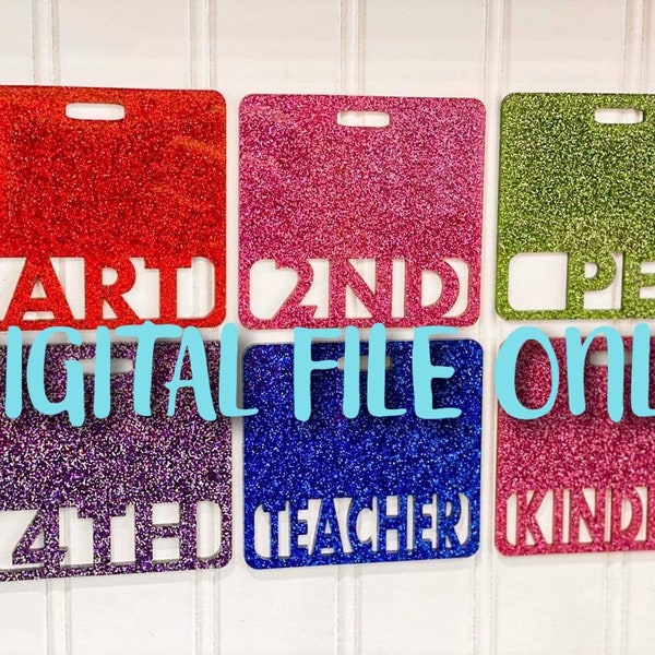 Badge Buddy Template - Etsy