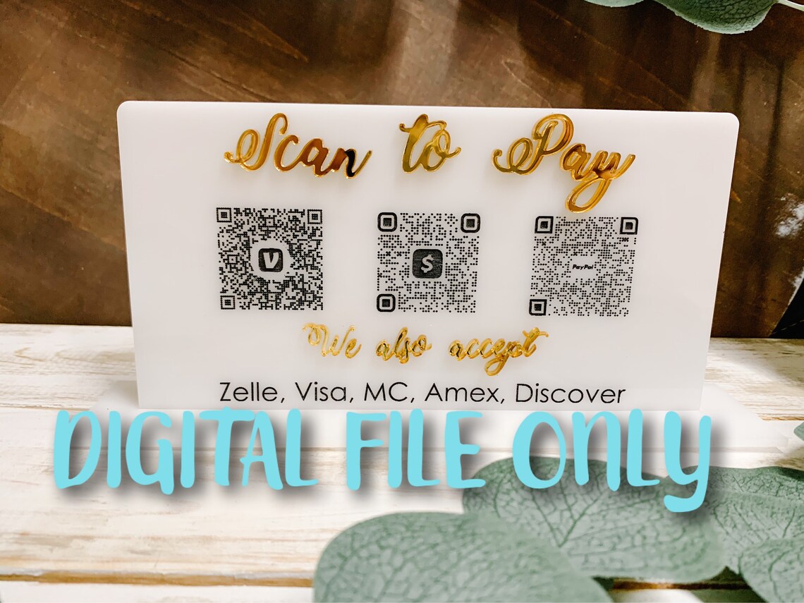 Digital File ORIGINAL VERSION Social Media and Payment File - Etsy