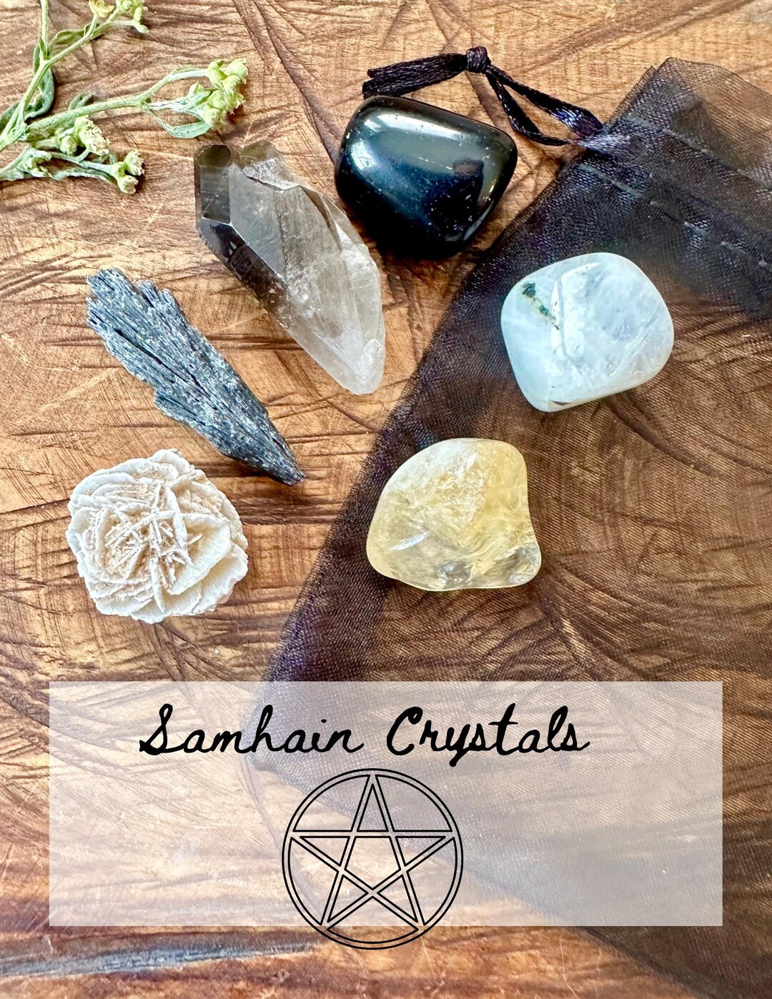 Samhain Crystals, Halloween Crystal Kit, Divination, Honoring Ancestors ...