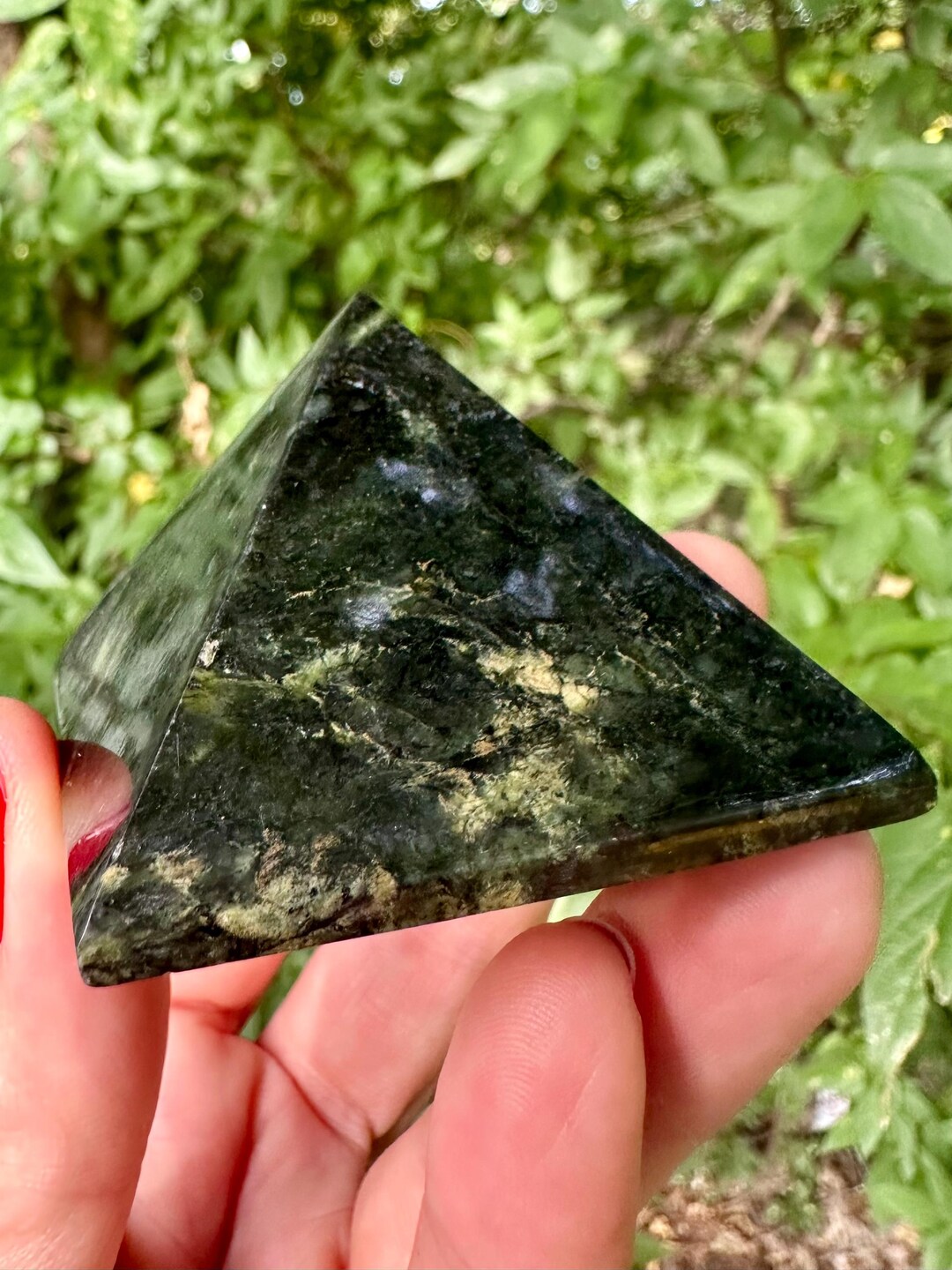 Diopside Pyramid, Coccolith, Acantoide, Green Pyroxene, Stone for ...