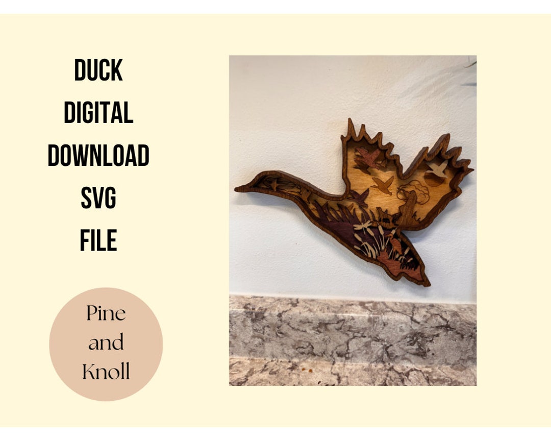 Layered Duck Digital Download Svg - Etsy