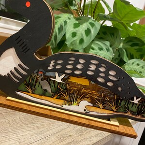 Loon Layered Loon Digital File Laser File Glowforge File Digital ...