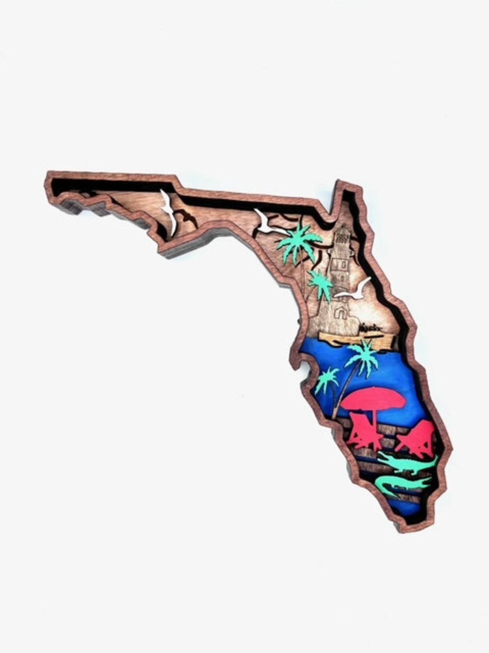 Florida State Digital Download SVG Laser Cut File - Etsy