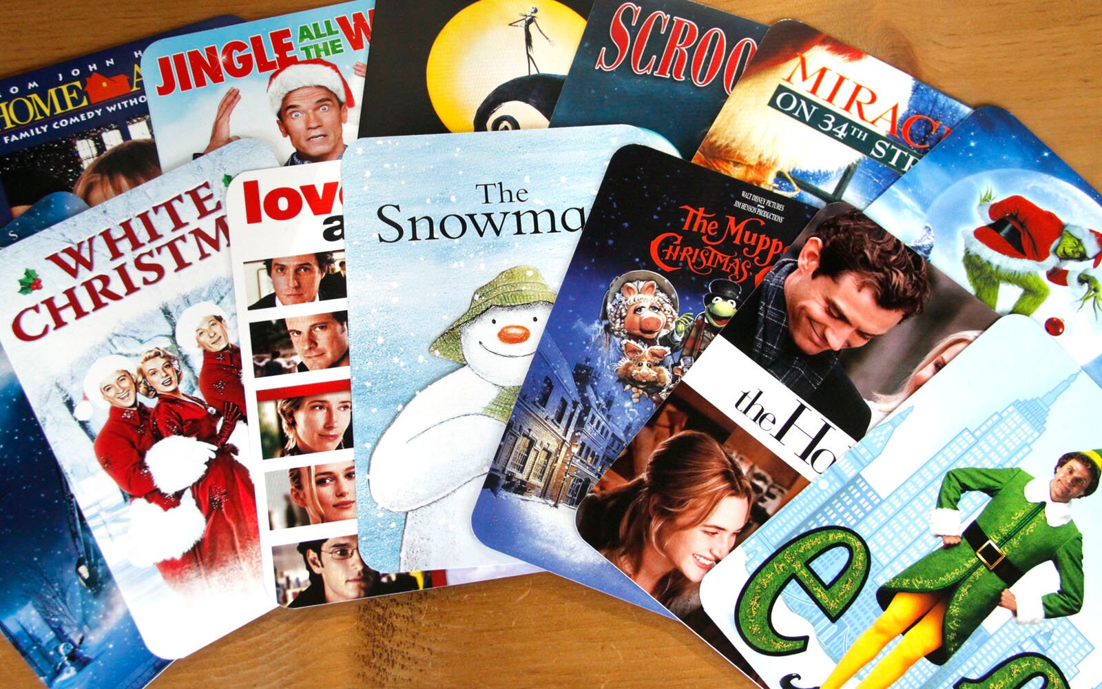 Christmas Movie Table Numbers Custom Double Sided - Etsy