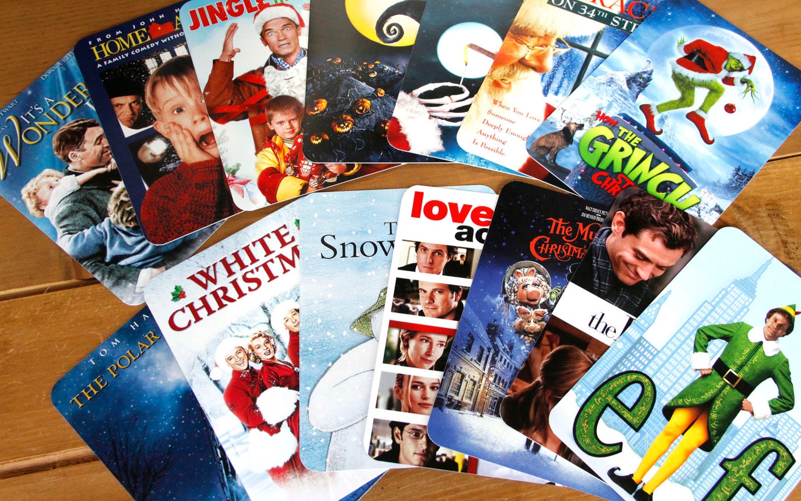 Christmas Movie Table Numbers Custom Double Sided - Etsy