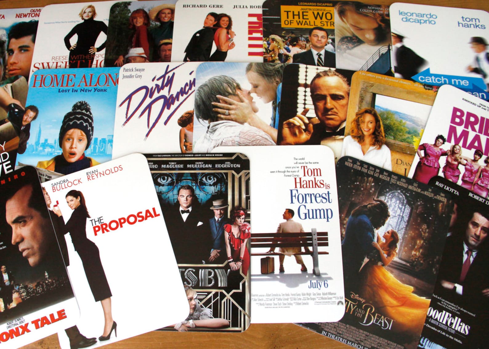 Hollywood Movie Table Numbers Custom Double Sided Heavy 32pt Card - Etsy