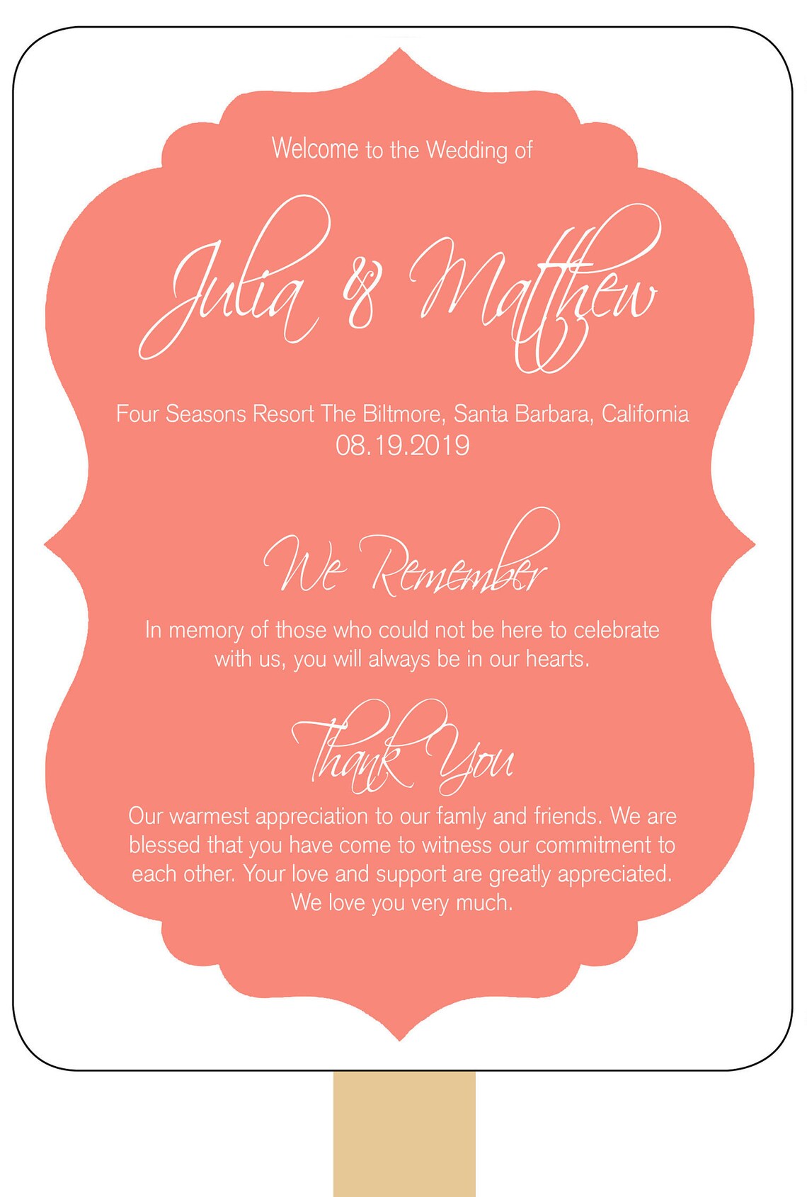 Mod Frame Custom Photo Picture Wedding Fans Cover Fully - Etsy