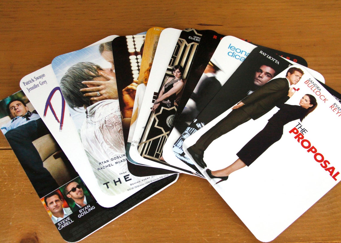 Hollywood Movie Table Numbers Custom Double Sided Heavy 32pt Card - Etsy
