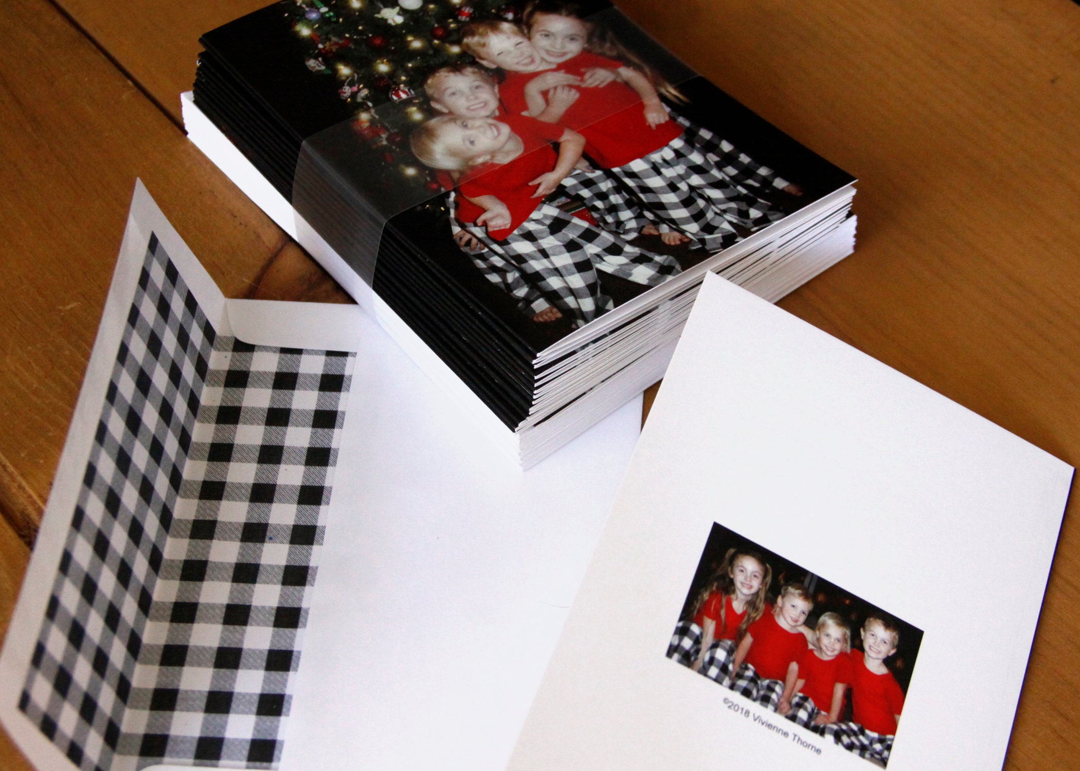 Custom Picture Portrait Front & Back Photo Folded Card | Etsy