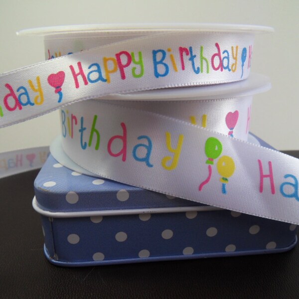 Happy Birthday Ribbon - Etsy