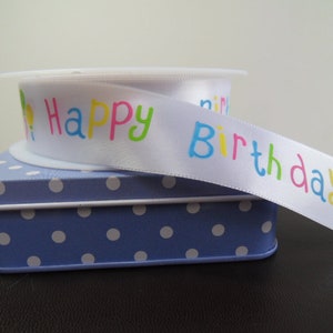 Happy Birthday Ribbon - Etsy