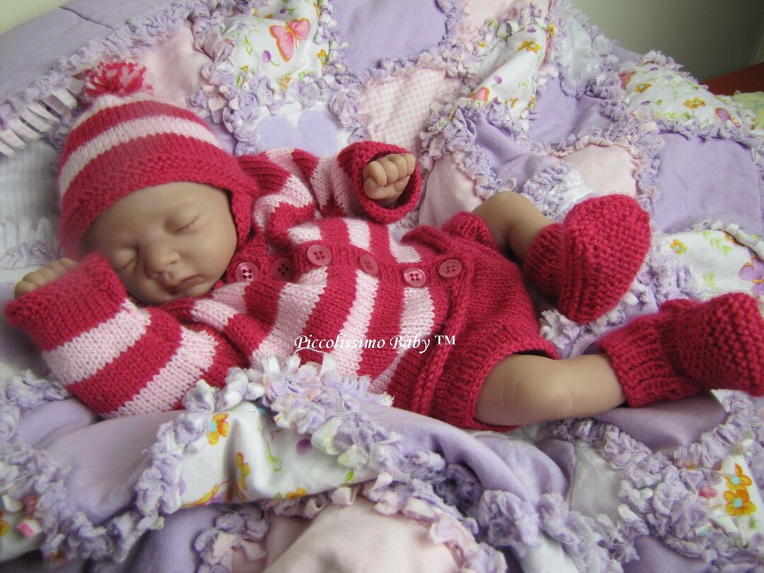 Preemie Knits | Instant Download |knitting Pattern | Doll Clothes ...