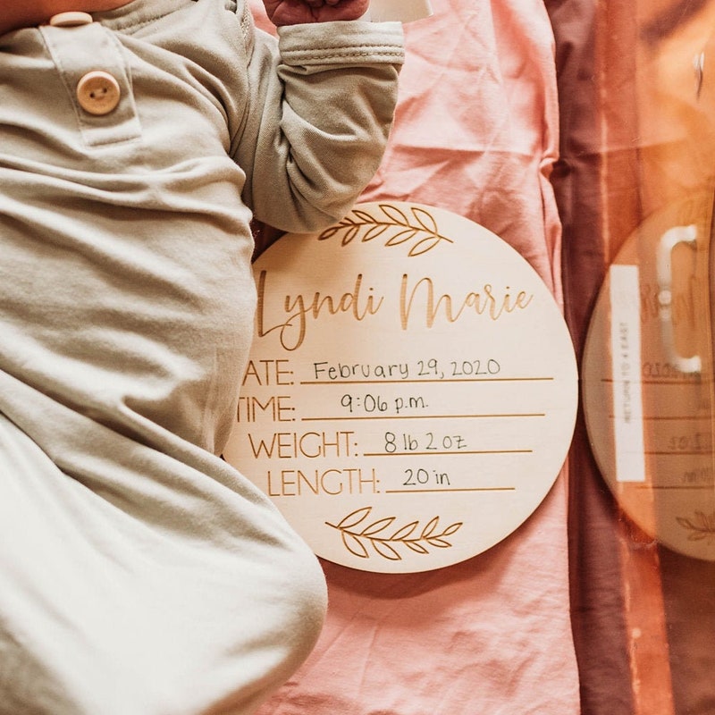 Baby Name Plaque - Etsy