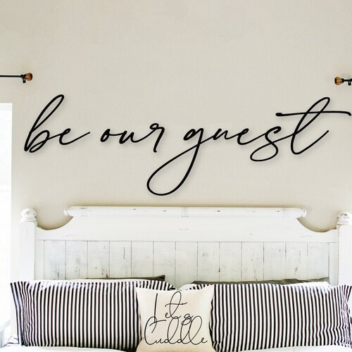 Be Our Guest Sign Sign for Guest Bedroom Guest Room Wall | Etsy