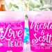 Beach Wedding Color Changing Cups - Plastic Party Cups - Wedding Mood ...