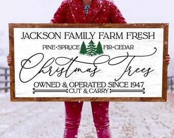 Tree Farm Sign | Etsy
