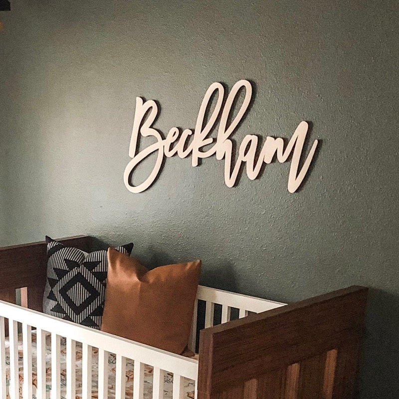 Nursery Name Sign - Etsy