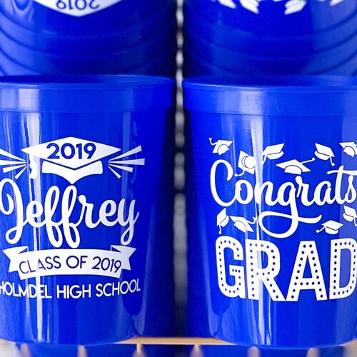 Graduation Party Cups Graduation Favors Grad Party - Etsy