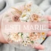 Acrylic Birth Announcement Sign for Hospital Nursery Social Media Boho ...