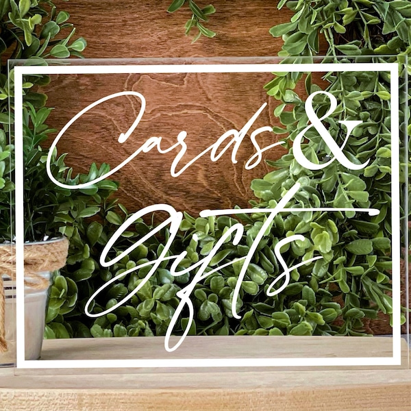 Gift Table Sign - Etsy